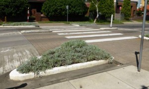 Pedestrian crossings and refuges