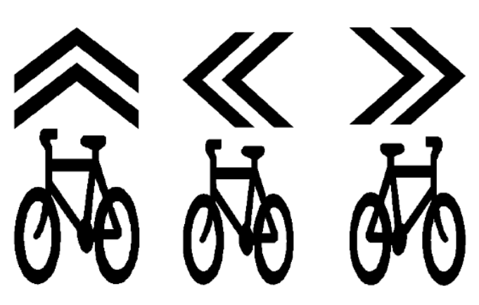 What are sharrows and what do they mean?
