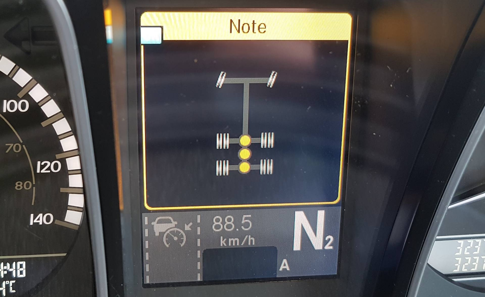 What features do large trucks have that cars don't have?