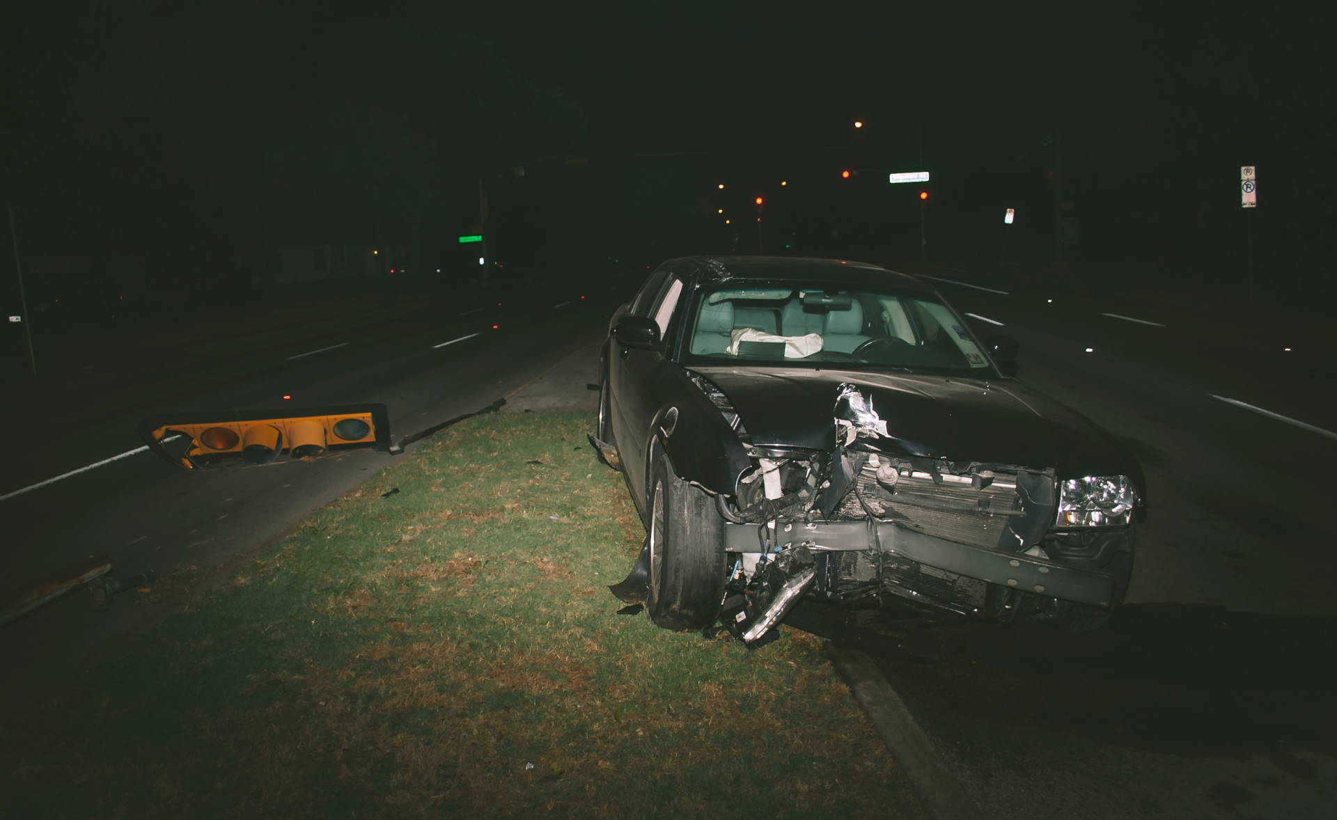 What happens if you have a traffic accident while travelling in the USA?