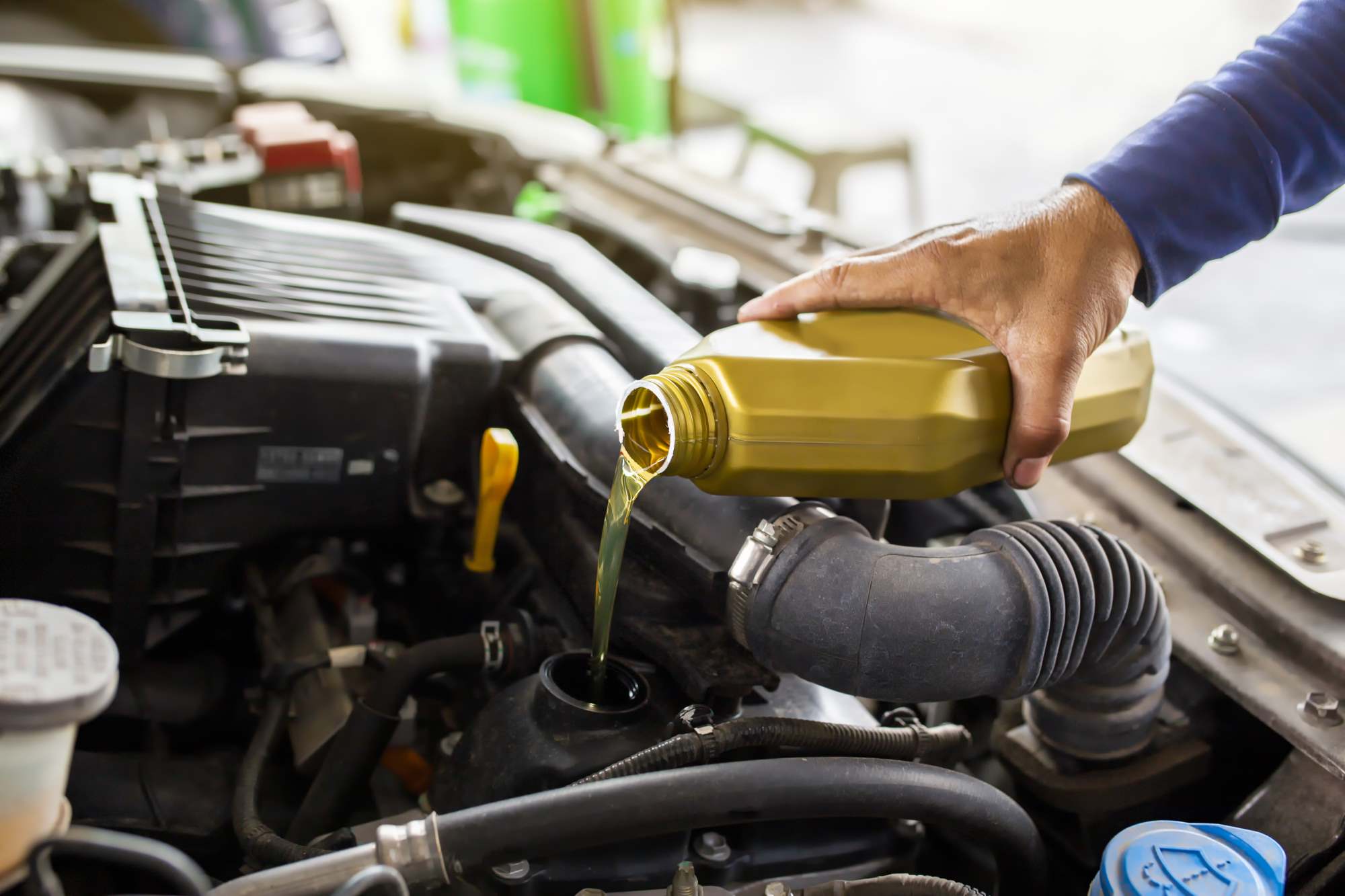 What should I look for when changing my engine oil?